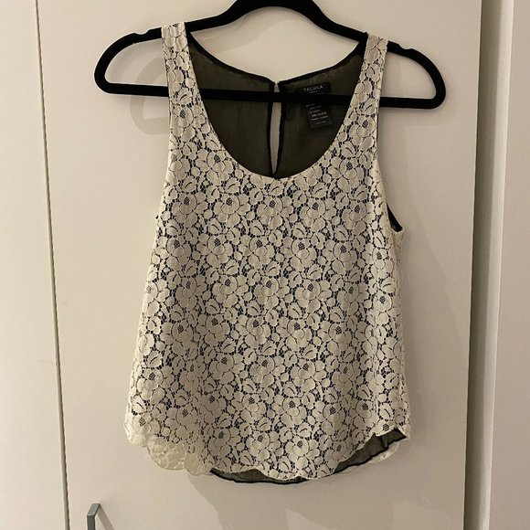 Talula | Tops | White Talula Blouse Xs | Poshmark